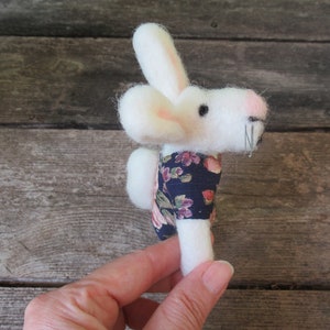 White Rabbit, Small Bunny Doll, Handmade Gift - Etsy