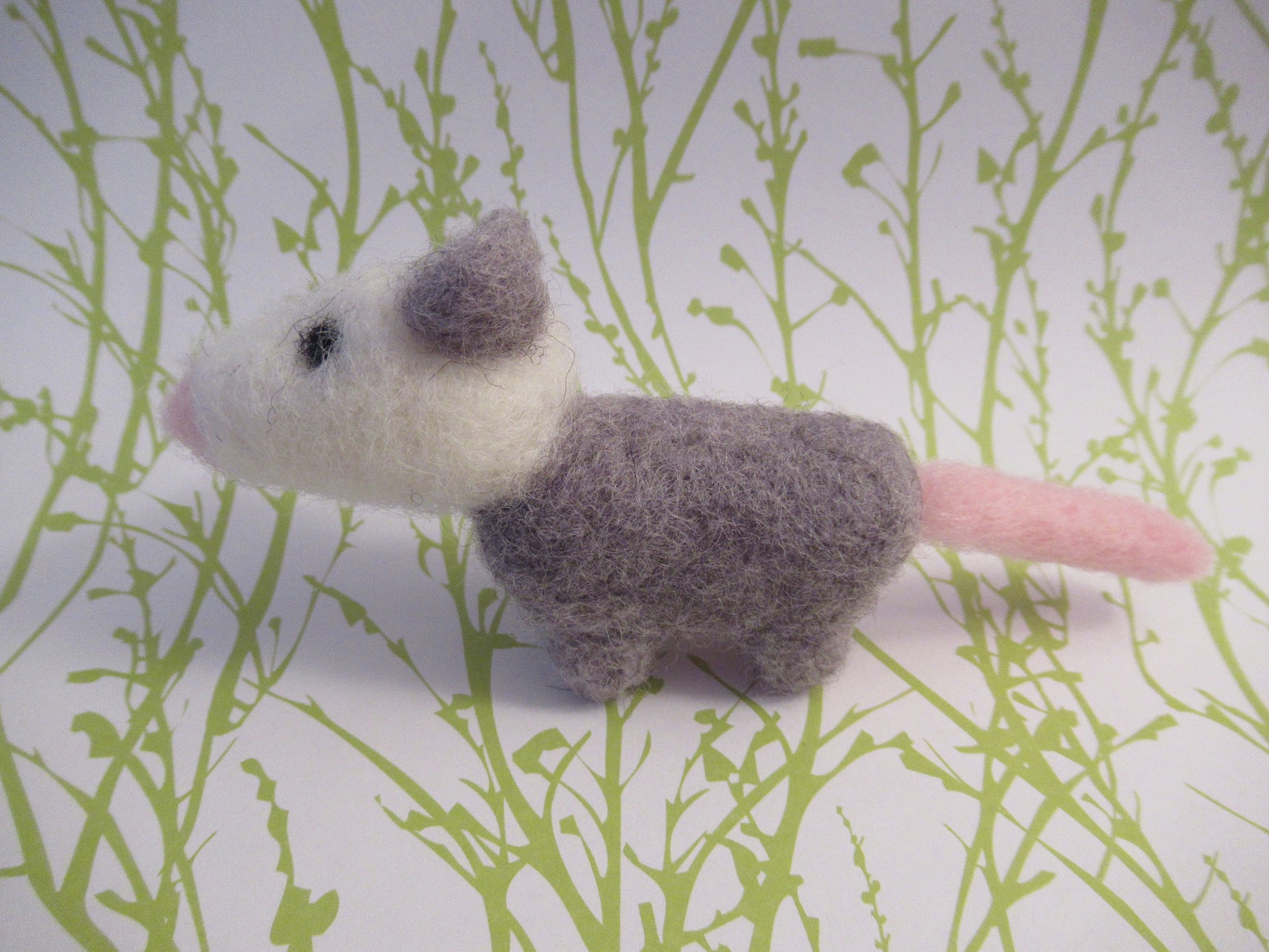 Tiny Possum Felted Possum Made by Hand - Etsy
