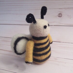 Little Bee Doll, Felted Doll, Handmade Figure - Etsy