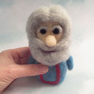 Bearded Man, Felted Figure, Handmade Doll - Etsy