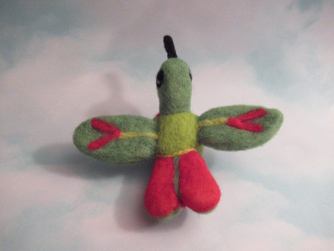 Felted Hummingbird Handmade Wild Bird Plush Hummingbird | Etsy