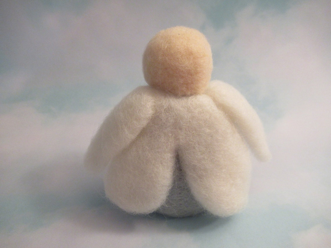 Pastel Angel Felted Angel Angel Collectible | Etsy