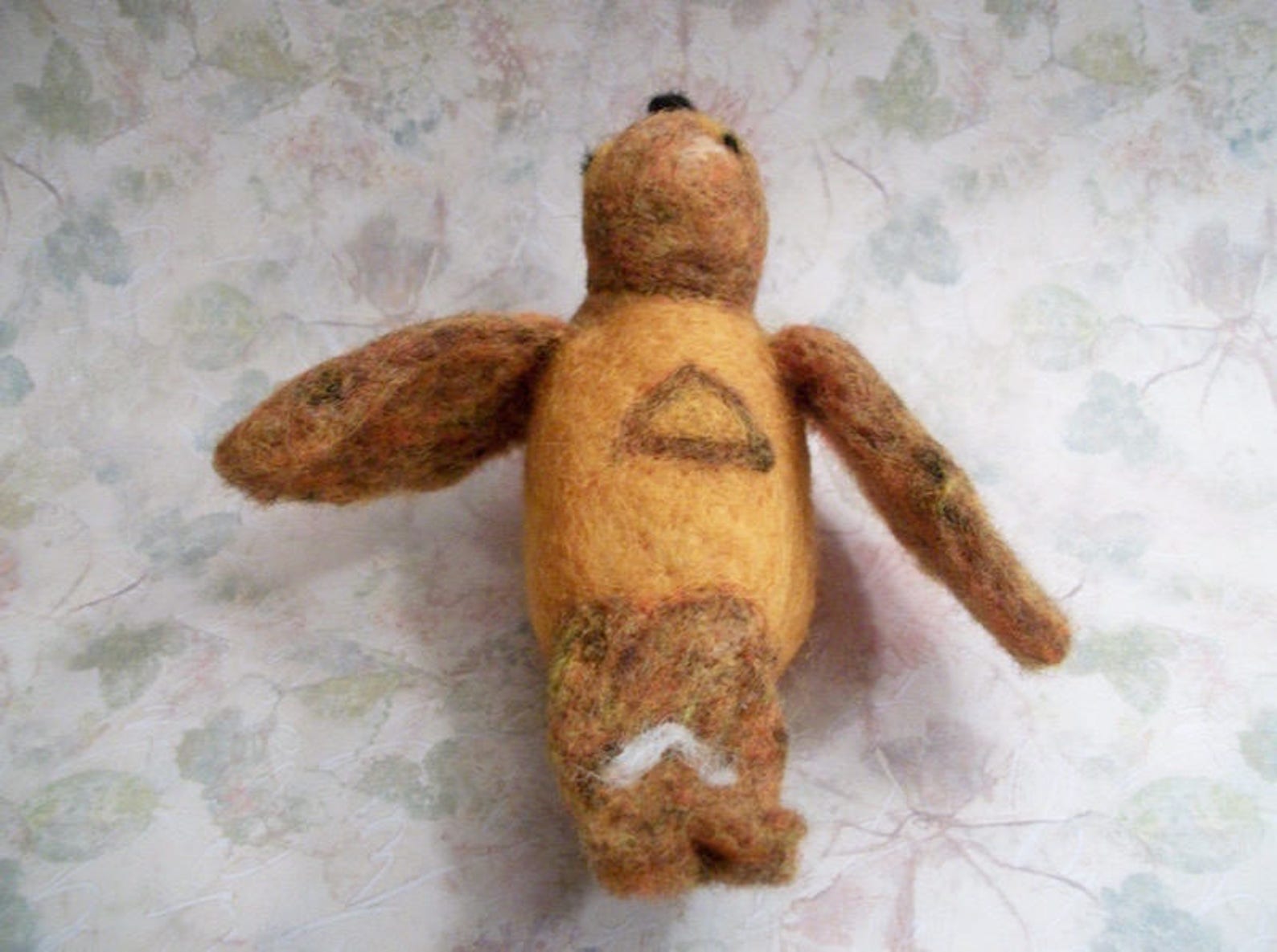 Needle Felted Bird Handmade Wool Bird Bird Figure - Etsy