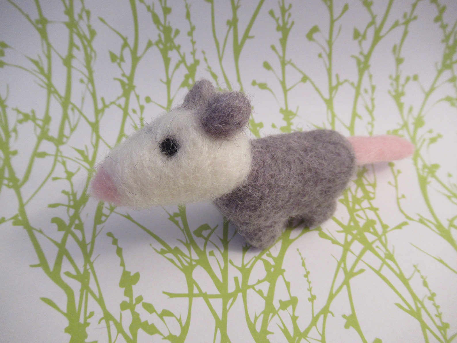Tiny Possum Felted Possum Made by Hand - Etsy