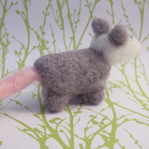 Tiny Possum Felted Possum Made by Hand - Etsy