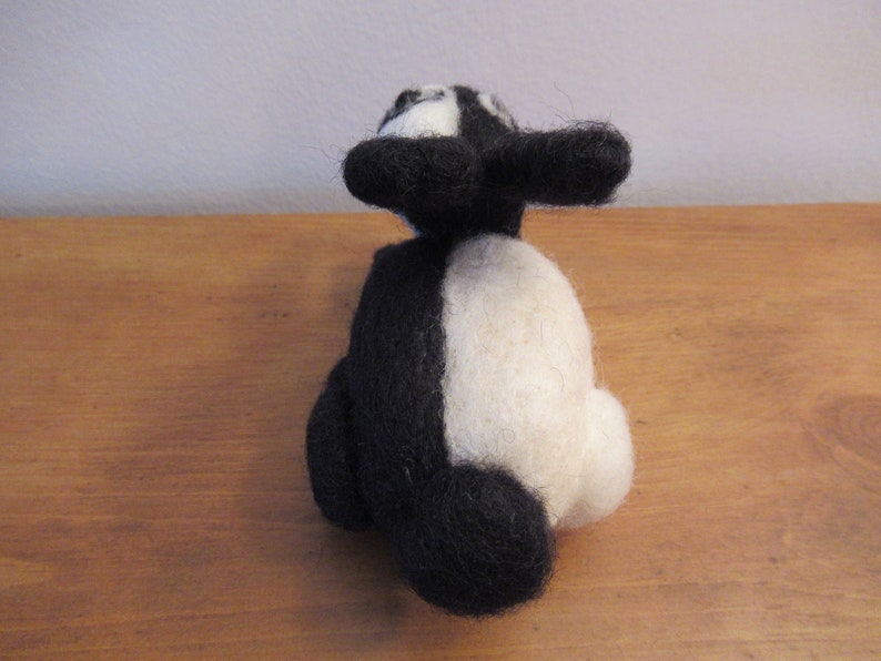 Felted Rabbit Harlequin Bunny Handmade Animal - Etsy