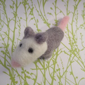 Tiny Possum Felted Possum Made by Hand - Etsy