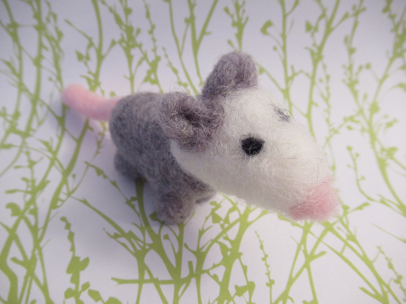 Tiny Possum Felted Possum Made by Hand - Etsy