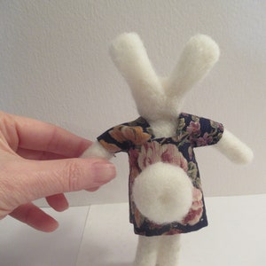 White Rabbit, Small Bunny Doll, Handmade Gift - Etsy