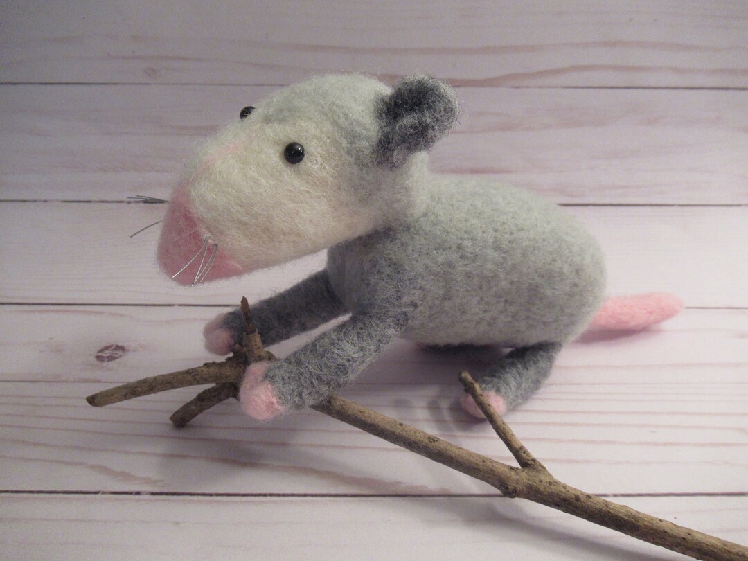 Felted Possum, Small Plush - Etsy
