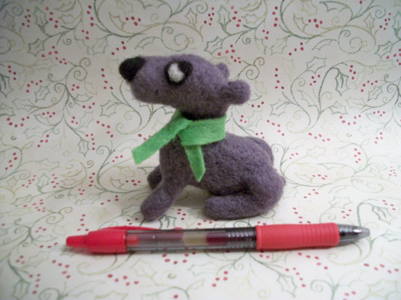 Mini Dog Handmade Gift Felted Dog - Etsy