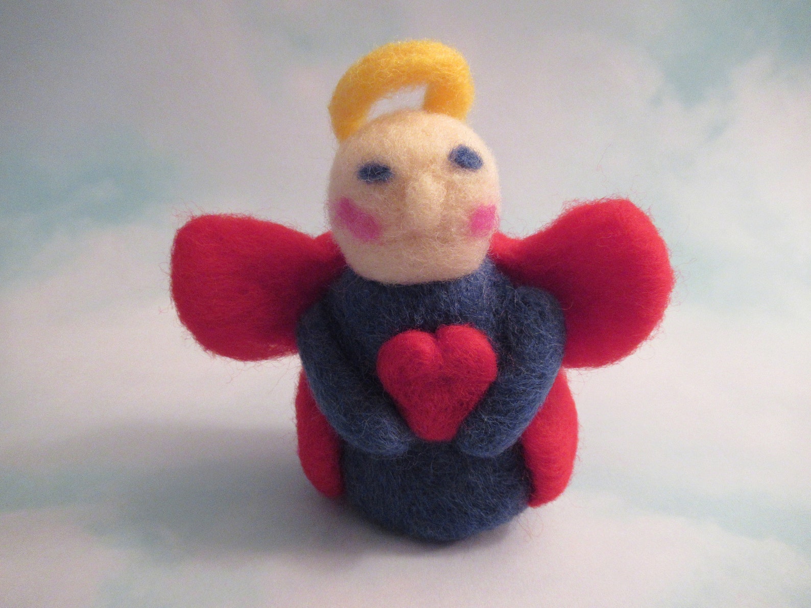 Blue Angel Angel Collectible Felted Gift Angel - Etsy