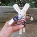 White Rabbit Small Bunny Doll Handmade Gift - Etsy