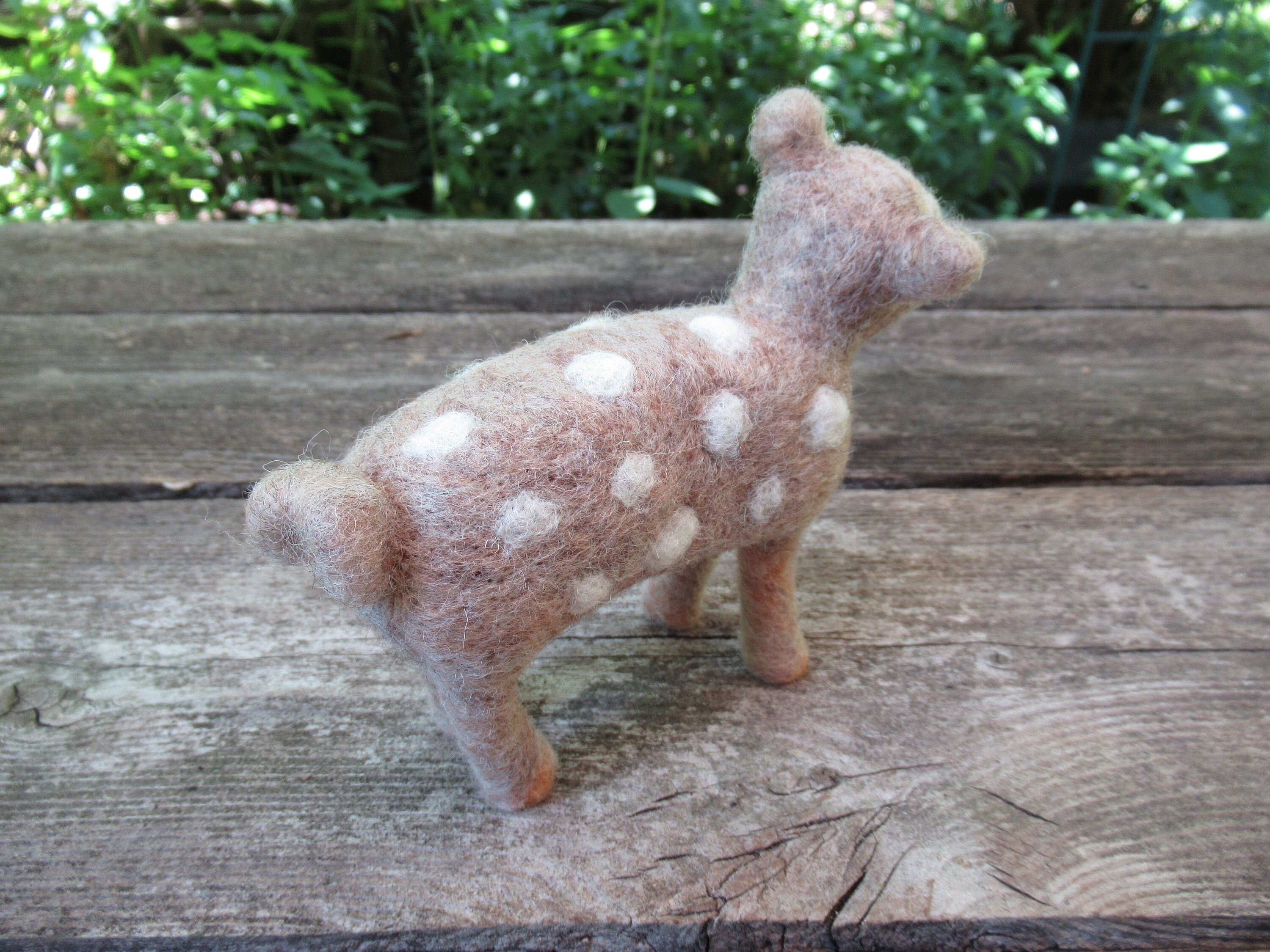 Felted Deer Miniature Fawn Handmade Animal | Etsy