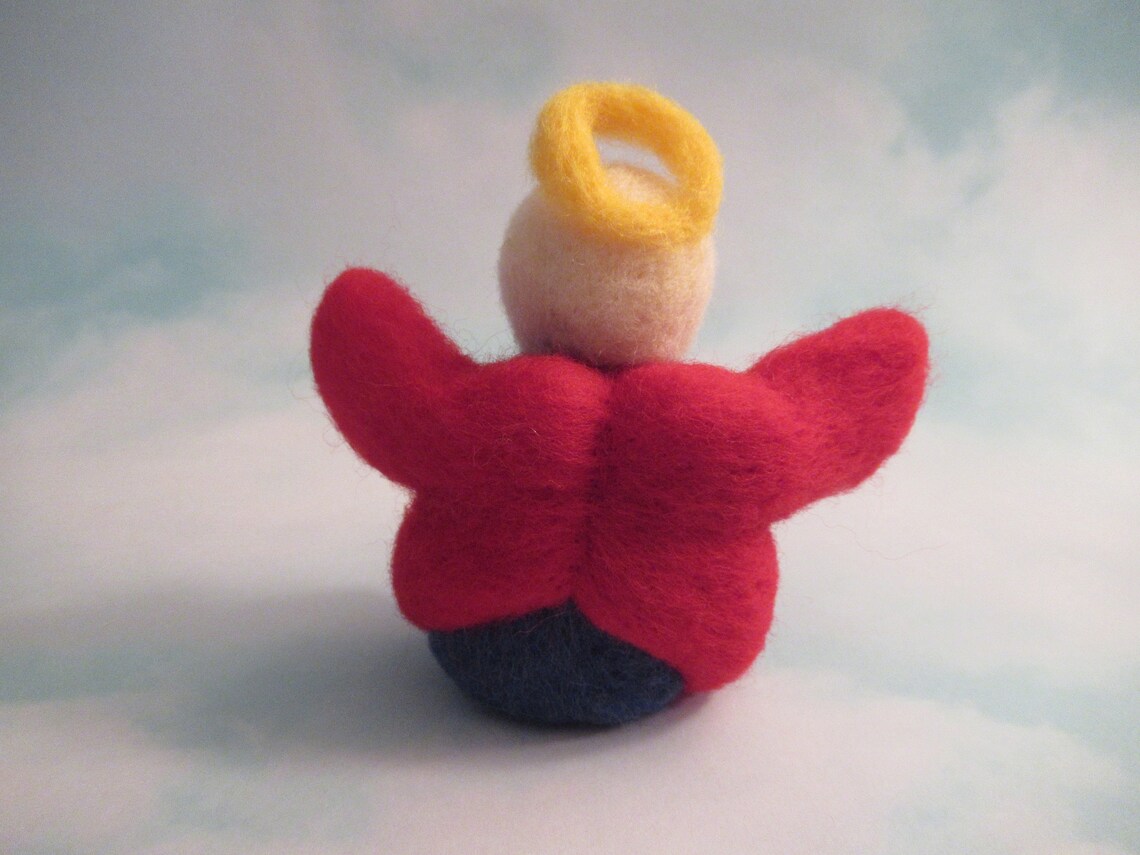 Blue Angel Angel Collectible Felted Gift Angel - Etsy