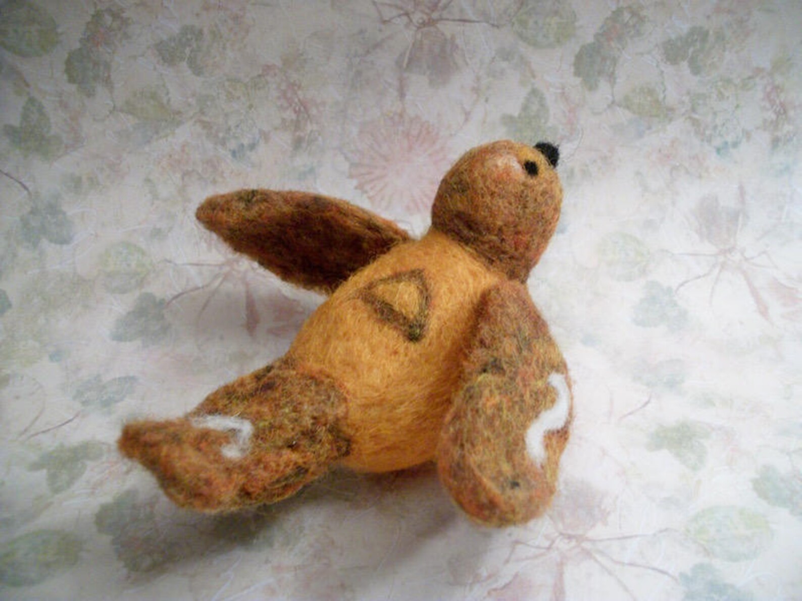 Needle Felted Bird Handmade Wool Bird Bird Figure - Etsy