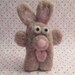 Pocket Pet Small Bunny Handmade Rabbit Little Friend - Etsy
