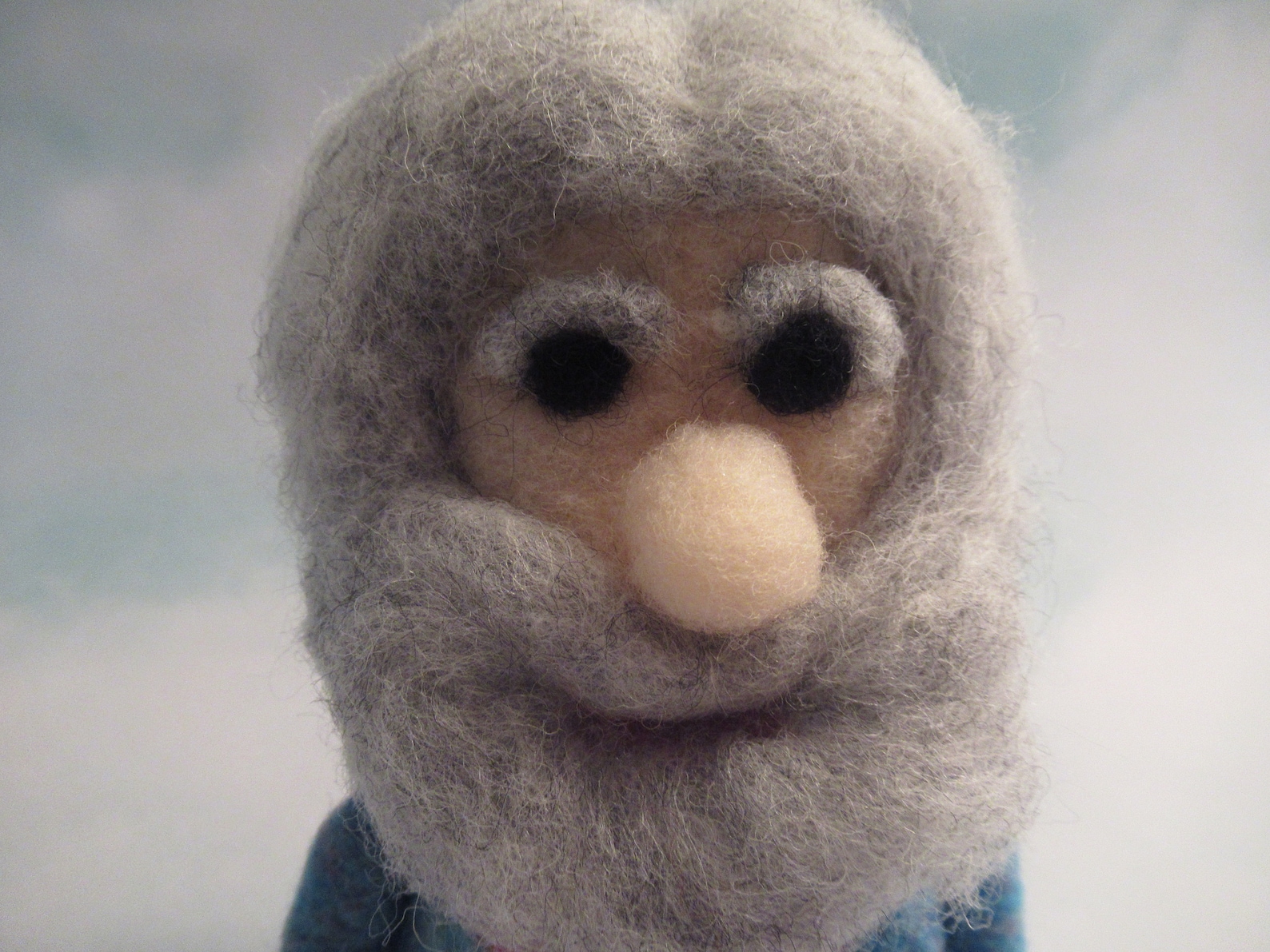 Bearded Man Felted Figure Handmade Doll - Etsy