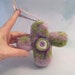 Felted Cross, Hanging Ornament, Handmade Decoration - Etsy