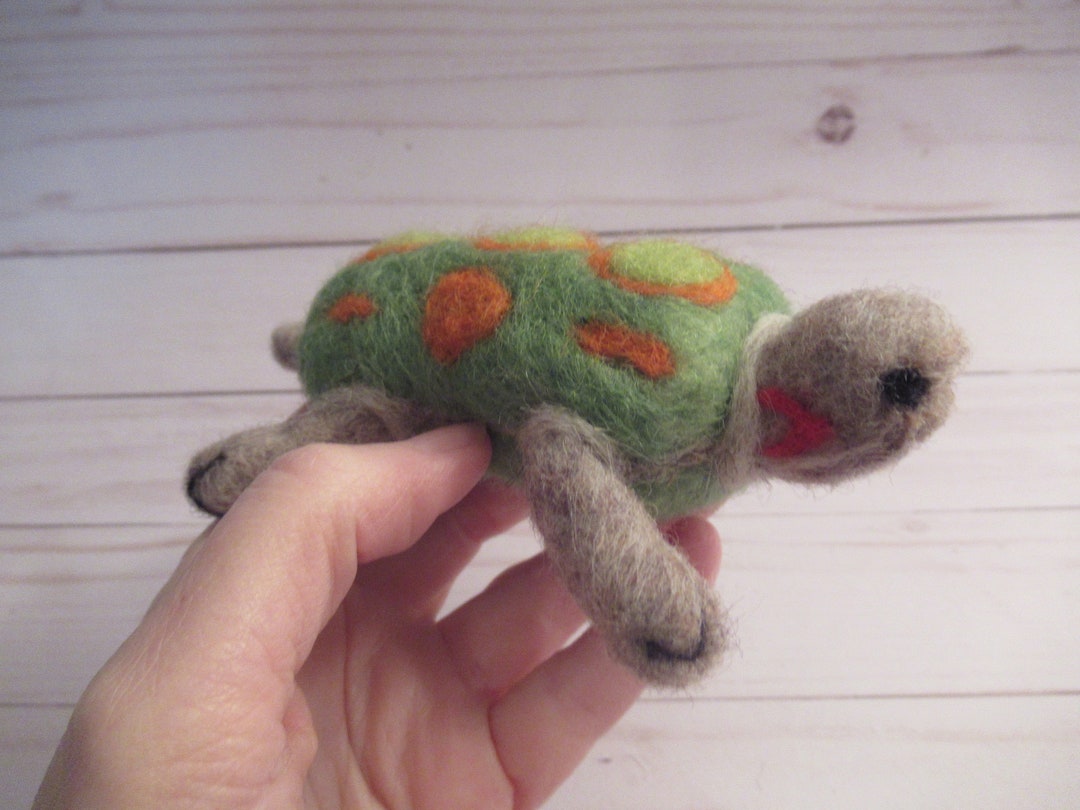 Felted Turtle, Small Turtle Figure - Etsy