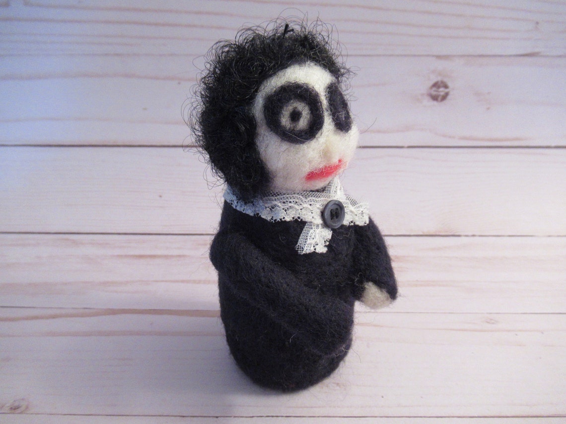 Goth Girl Novelty Doll Handmade Figure - Etsy
