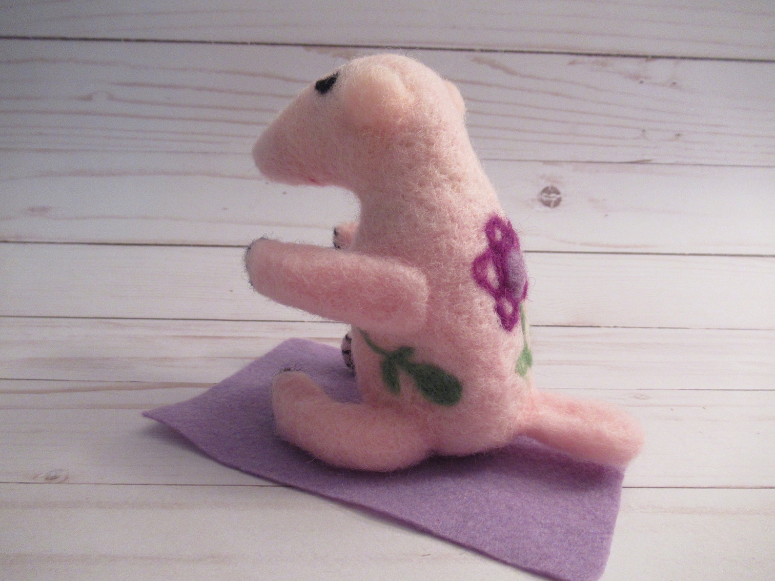 Mole Baby Handmade Animal Little Pink Mole - Etsy
