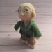 Little Bald Man Felted Figure Man With Glasses Grandpa - Etsy