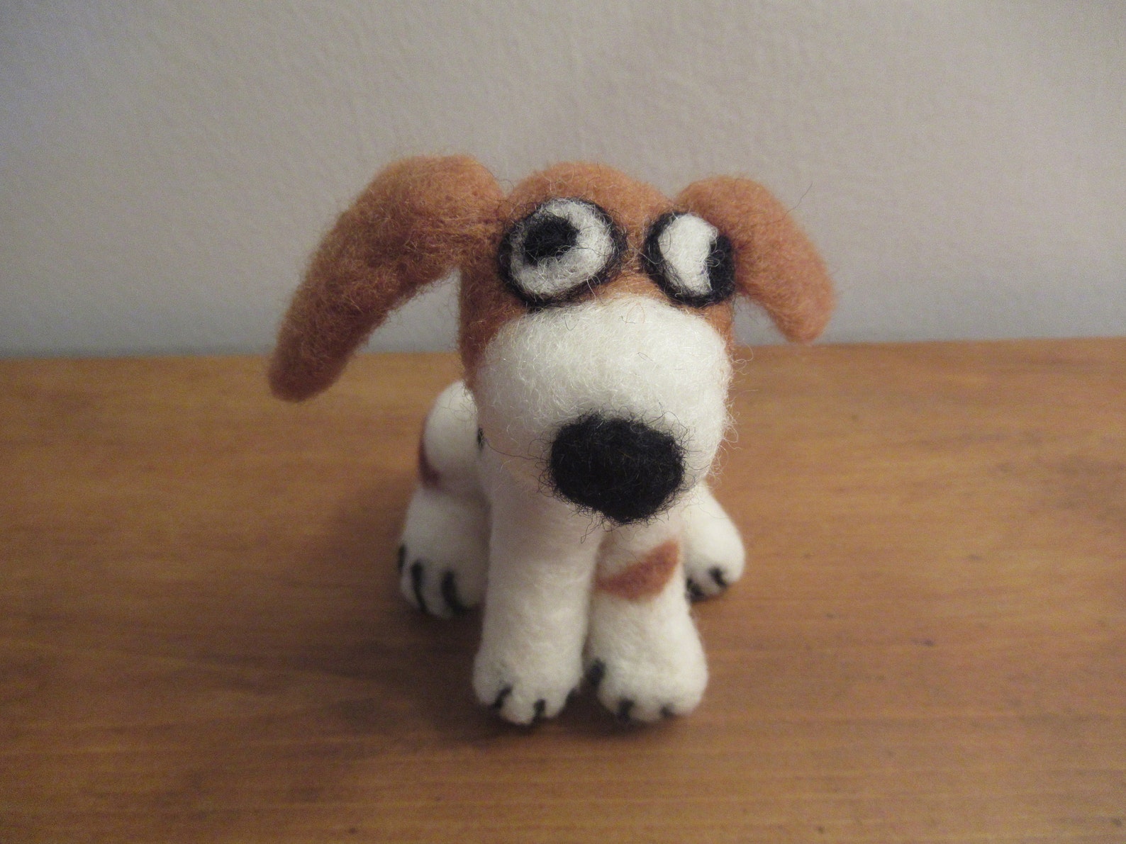 Felted Dog Beagle Figure Handmade Puppy - Etsy