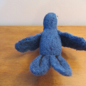 Indigo Blue Bird, Soft Plush, Handmade Figure - Etsy