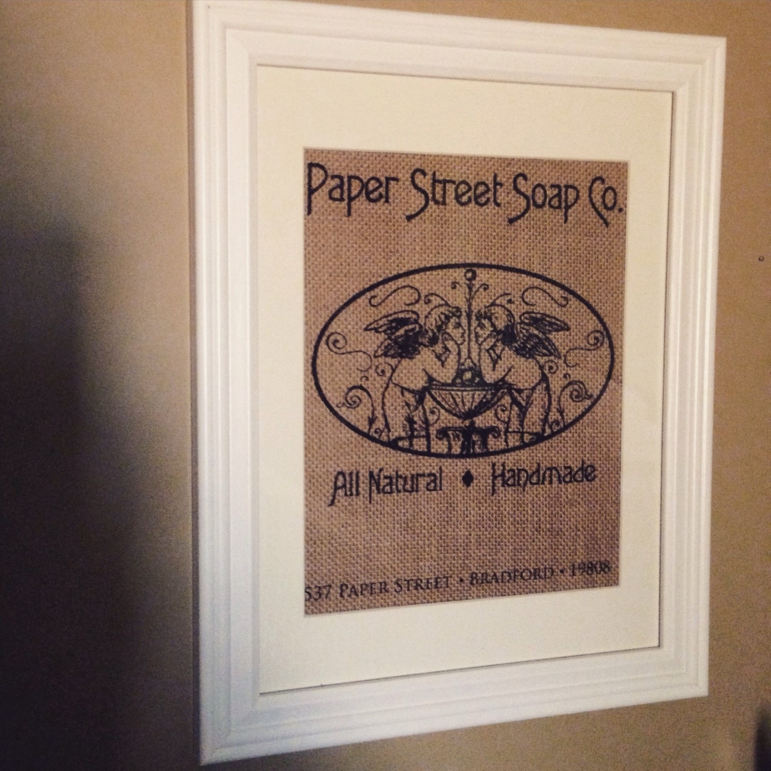 Fight Club Paper Street Soap Co. Burlap Print 8.5x11 - Etsy