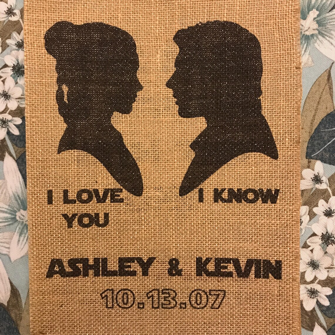 Star Wars I Love You / I Know JEDI couple Wedding - Etsy