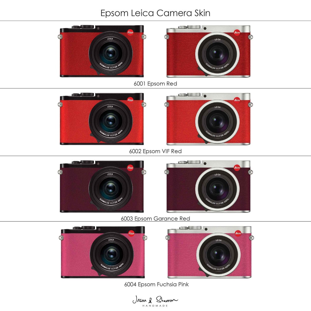Premium Epsom Leather Camera Skin for Leica M2, M3, M4, M5, M6, M7, M8 ...