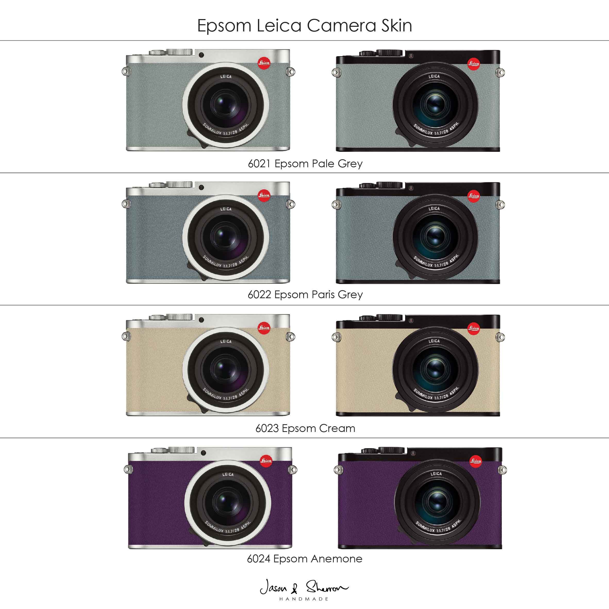 Premium Epsom Leather Camera Skin for Leica M2, M3, M4, M5, M6, M7, M8 ...
