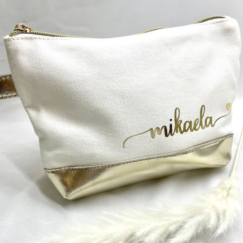 CUSTOM MAKEUP BAG Personalized Pouch Customizable Print - Etsy