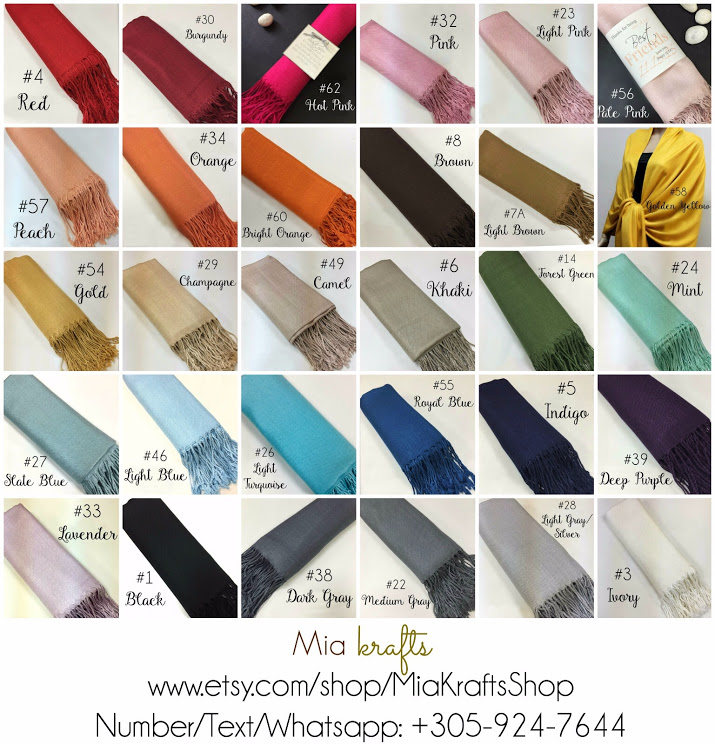 SPECIAL ORDER 180 scarfs with ribbons in mixed colors: -40 (#5) -40 ...