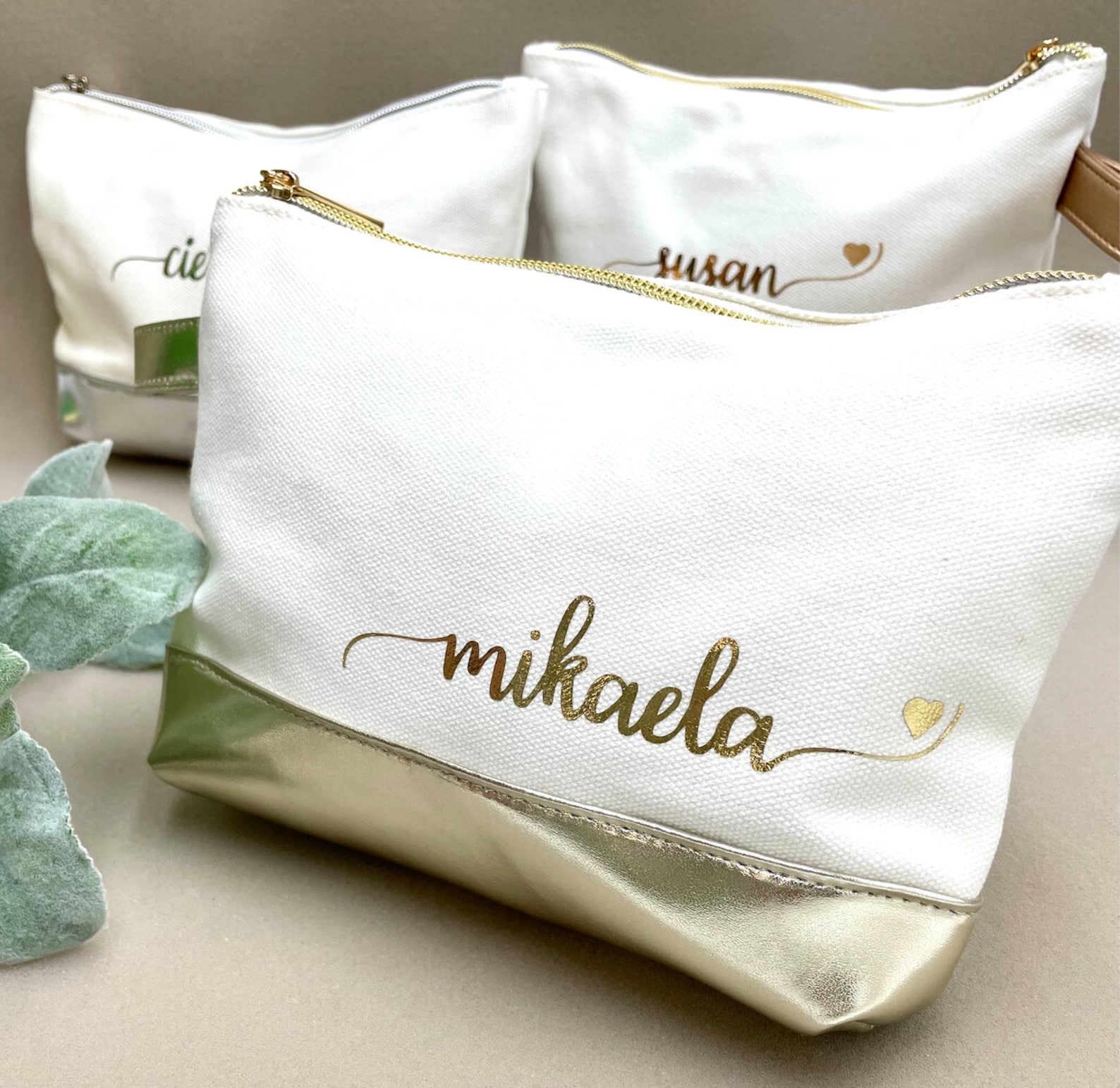 CUSTOM MAKEUP BAG Personalized Pouch Customizable Print - Etsy