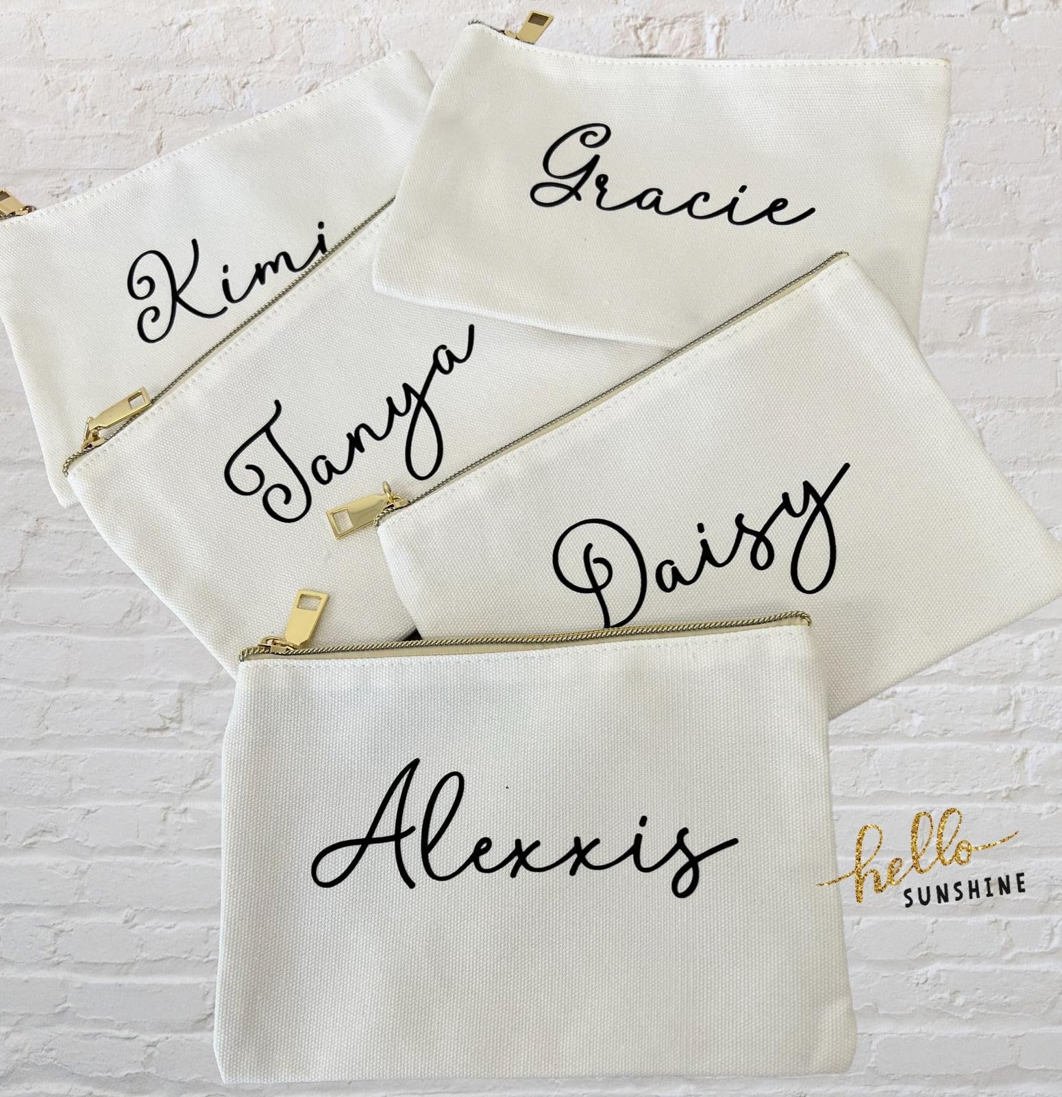 Monogrammed Makeup Bags