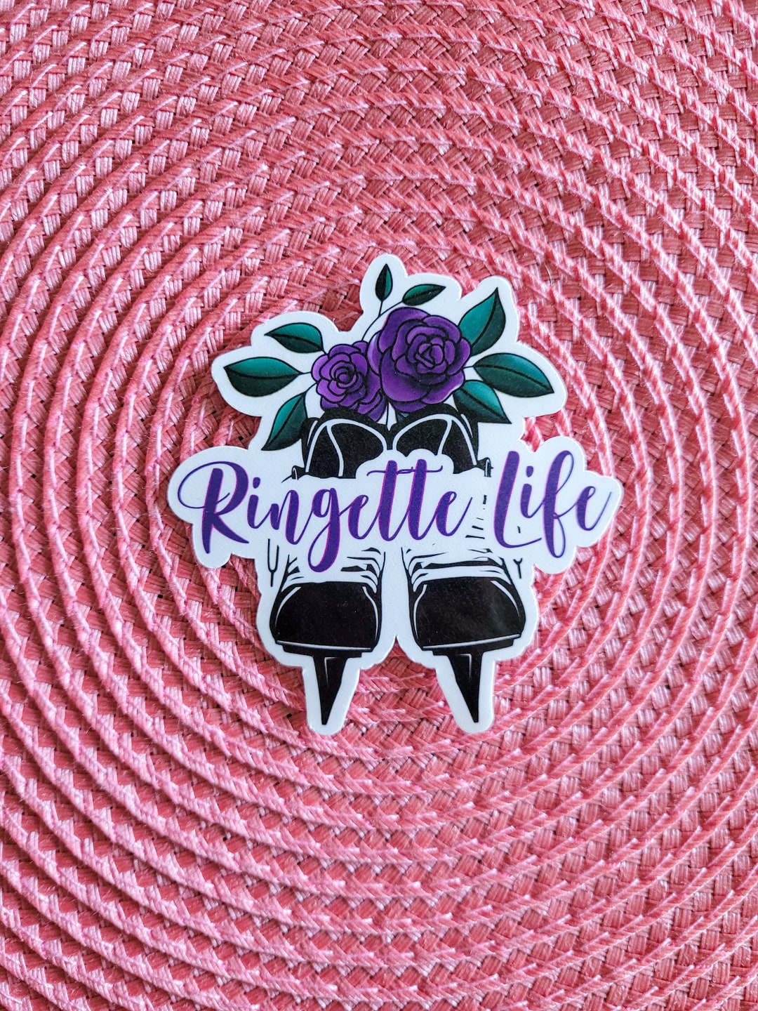 Skate Ringette Sticker for Girl Ringette Team Gift Christmas Stocking ...