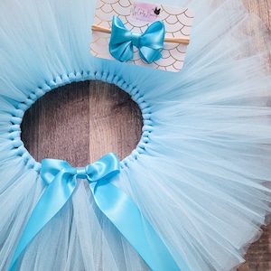 Light Blue Tutu Skirt Baby Girl First Blue Tutu Baby Outfit for First ...
