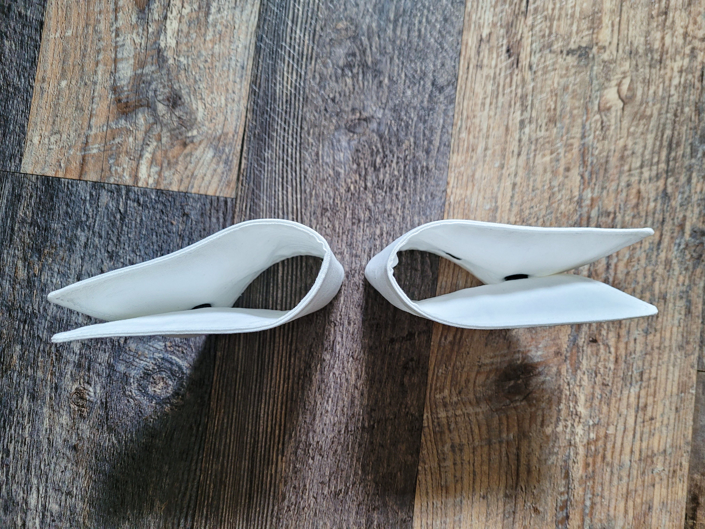 White French Cuffs Detachable White Cotton Cuffs, Fake Dress Shirt ...