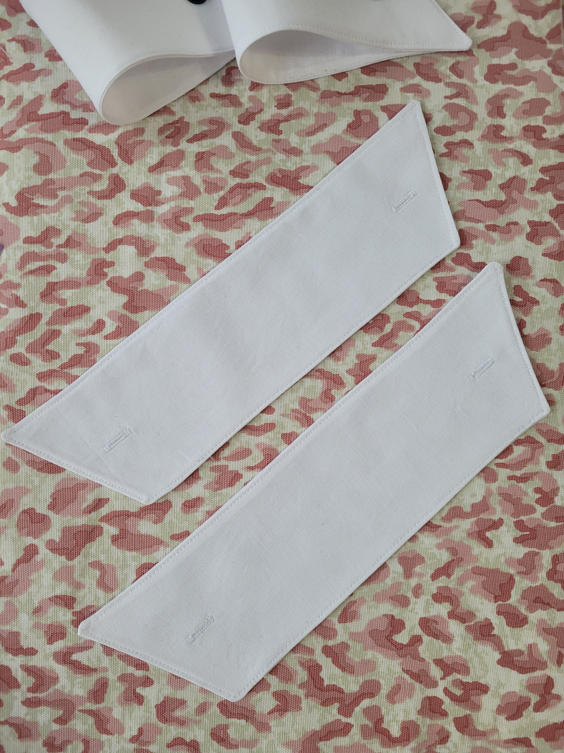 White French Cuffs Detachable White Cotton Cuffs, Fake Dress Shirt ...