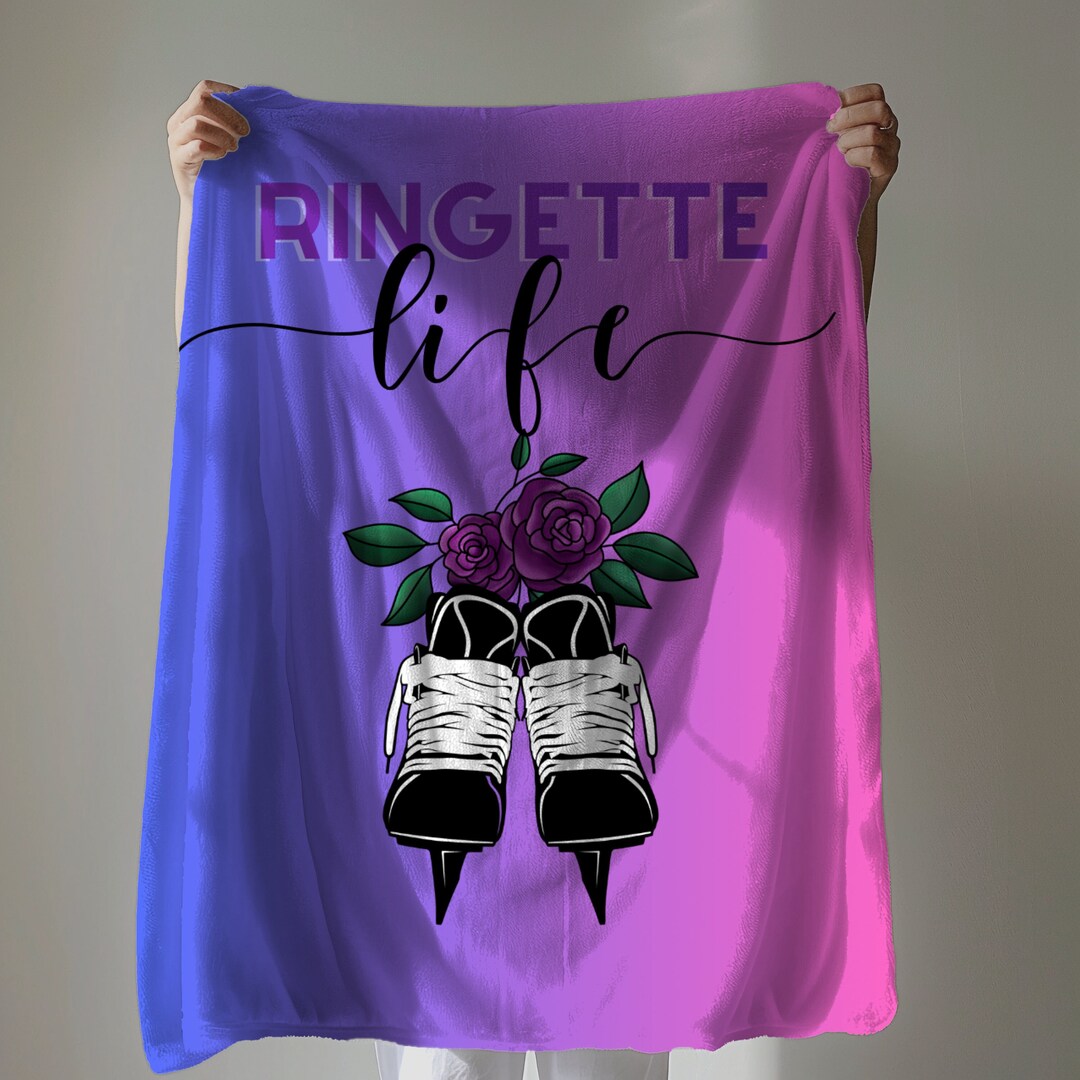 Ringette Blanket Gift for Ringette Player Blanket Girl Team Sport Gift ...