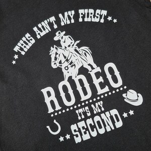 This Ain't My First Rodeo It's My Second Shirt Boy 2nd Cowboy Western ...