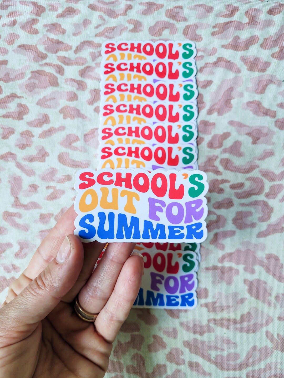 School's Out for Summer Sticker for Teacher Gift Summer Funny Quote ...