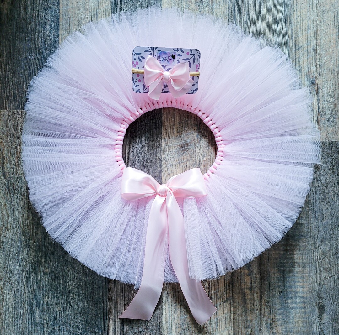 Light Pink Girl Tutu Skirt Baby Girl First Tutu Cake Smash Photoshoot ...