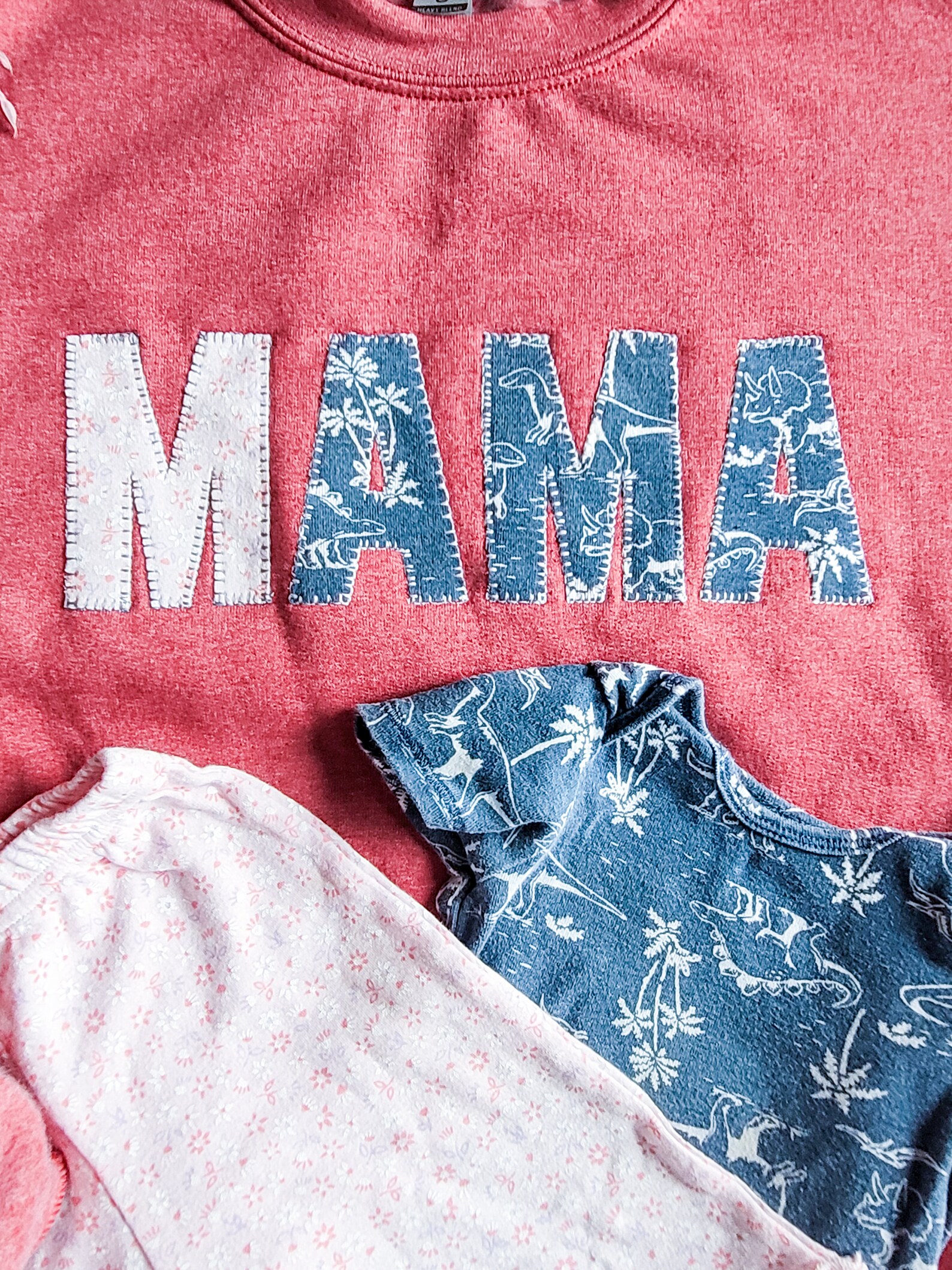 Custom Mama Baby Clothes Keepsake Sweatshirt Gift for Mom Personalized ...