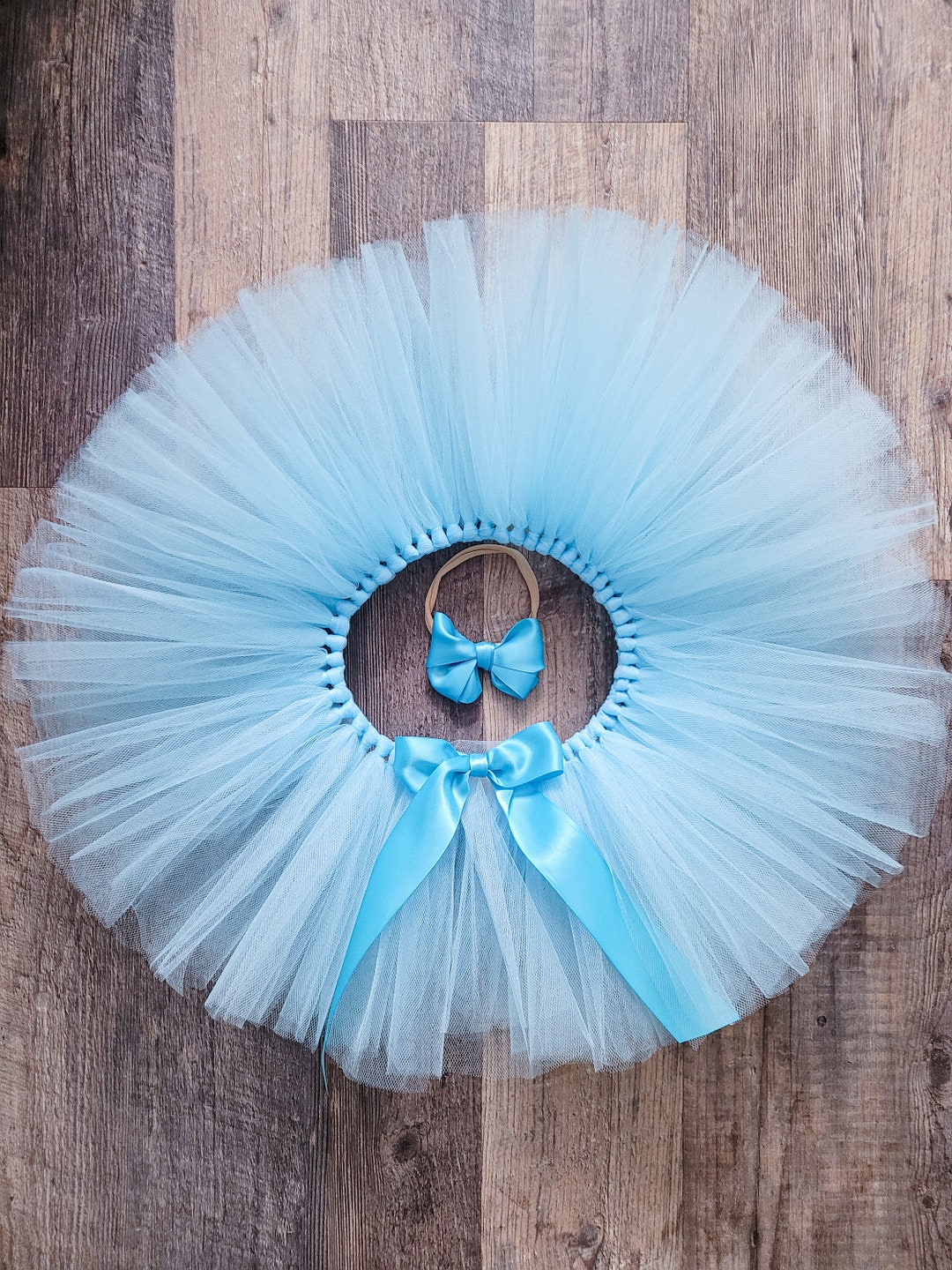 Light Blue Tutu Skirt Baby Girl First Blue Tutu Baby Outfit for First ...