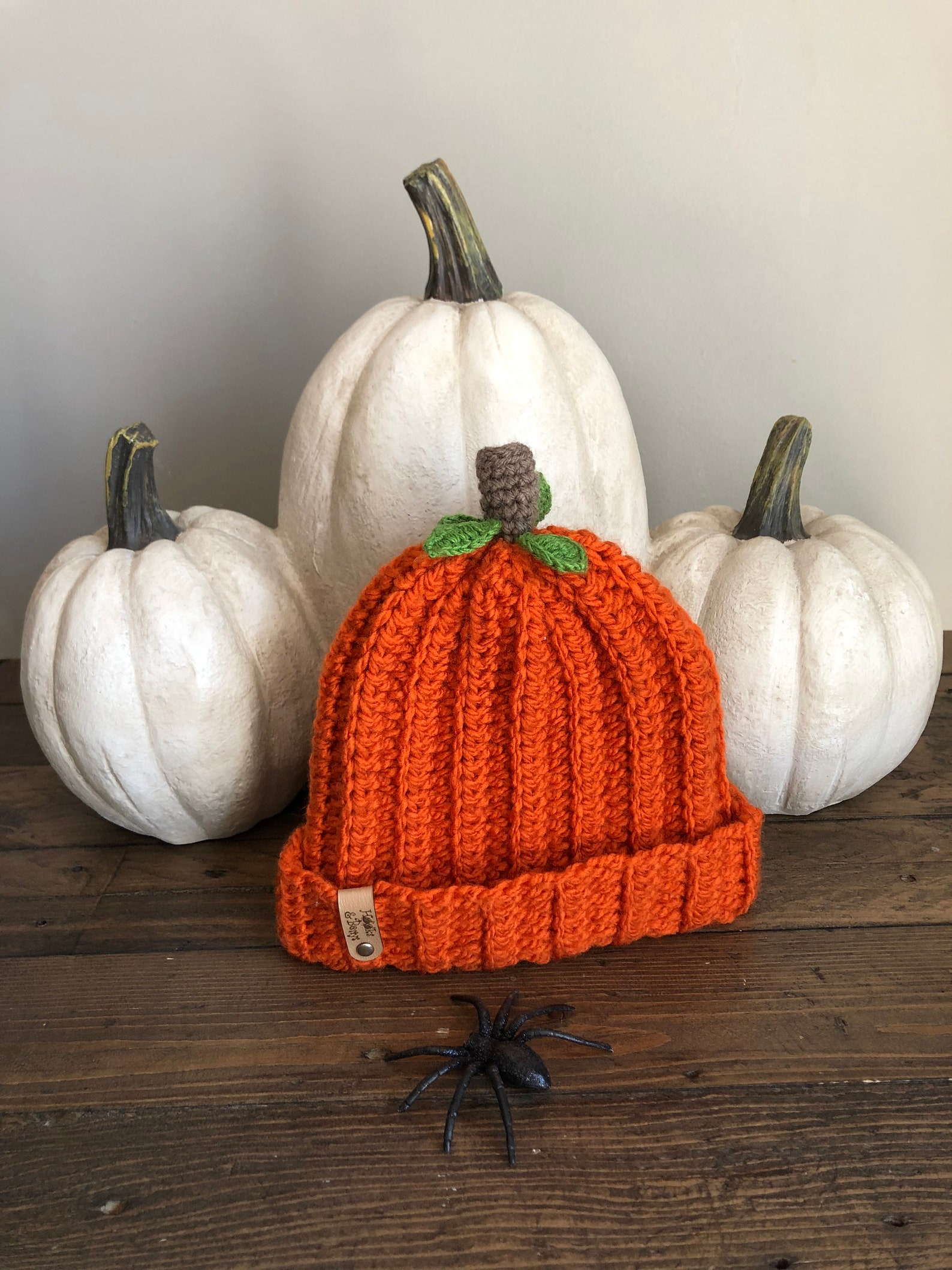 Pumpkin Hat, Babys Pumpkin Hat, Crochet Pumpkin Beanie, Orange Pumpkin ...