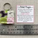Prayer Square Keychain, Pocket Prayer, Bible Study Group Gifts, Quilted ...