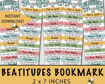 Beatitudes Bible Game, Sunday School Scavenger Hunt, Preschool ...